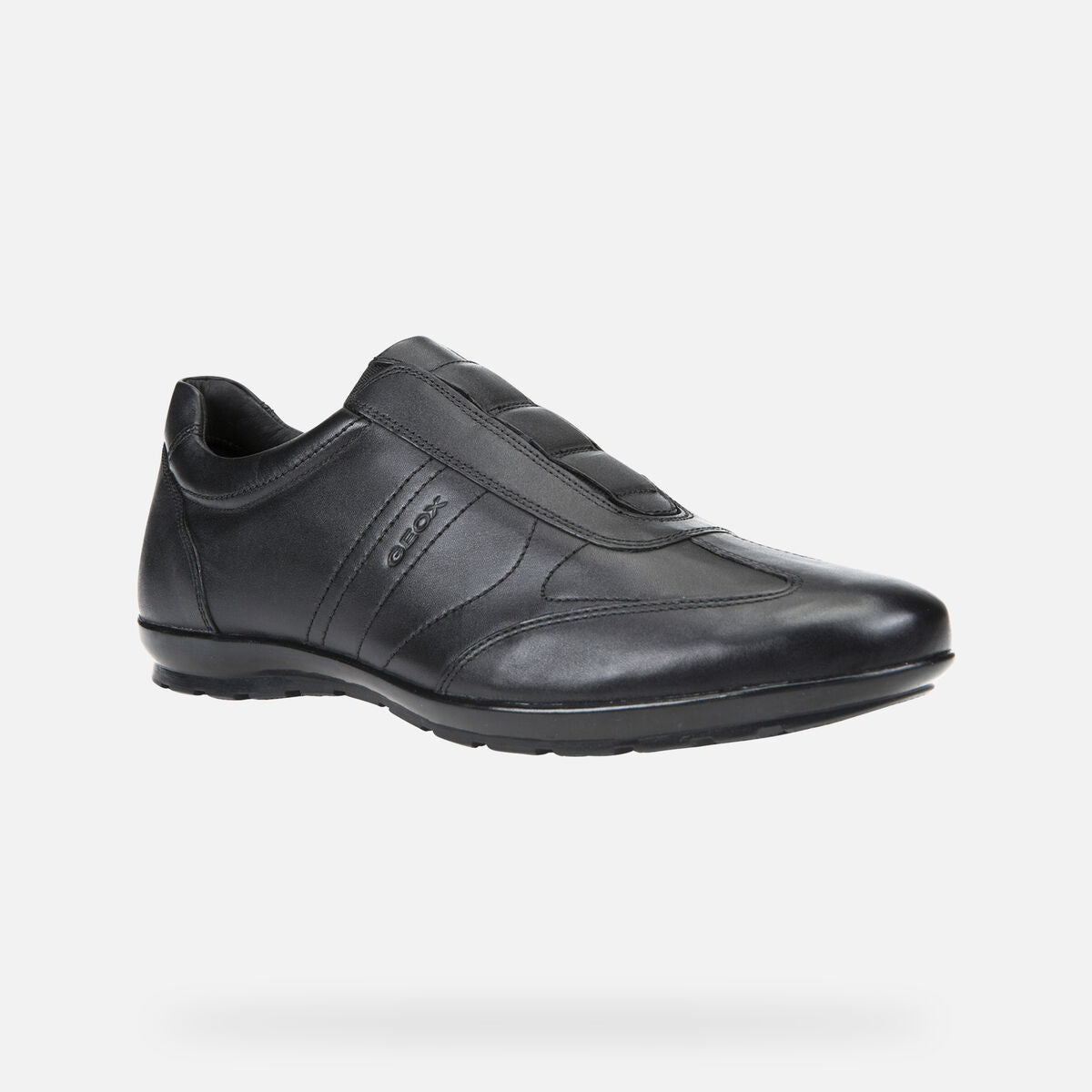 Geox Uomo Symbol Slip-on Men's Black Shoe | 13th Avenue